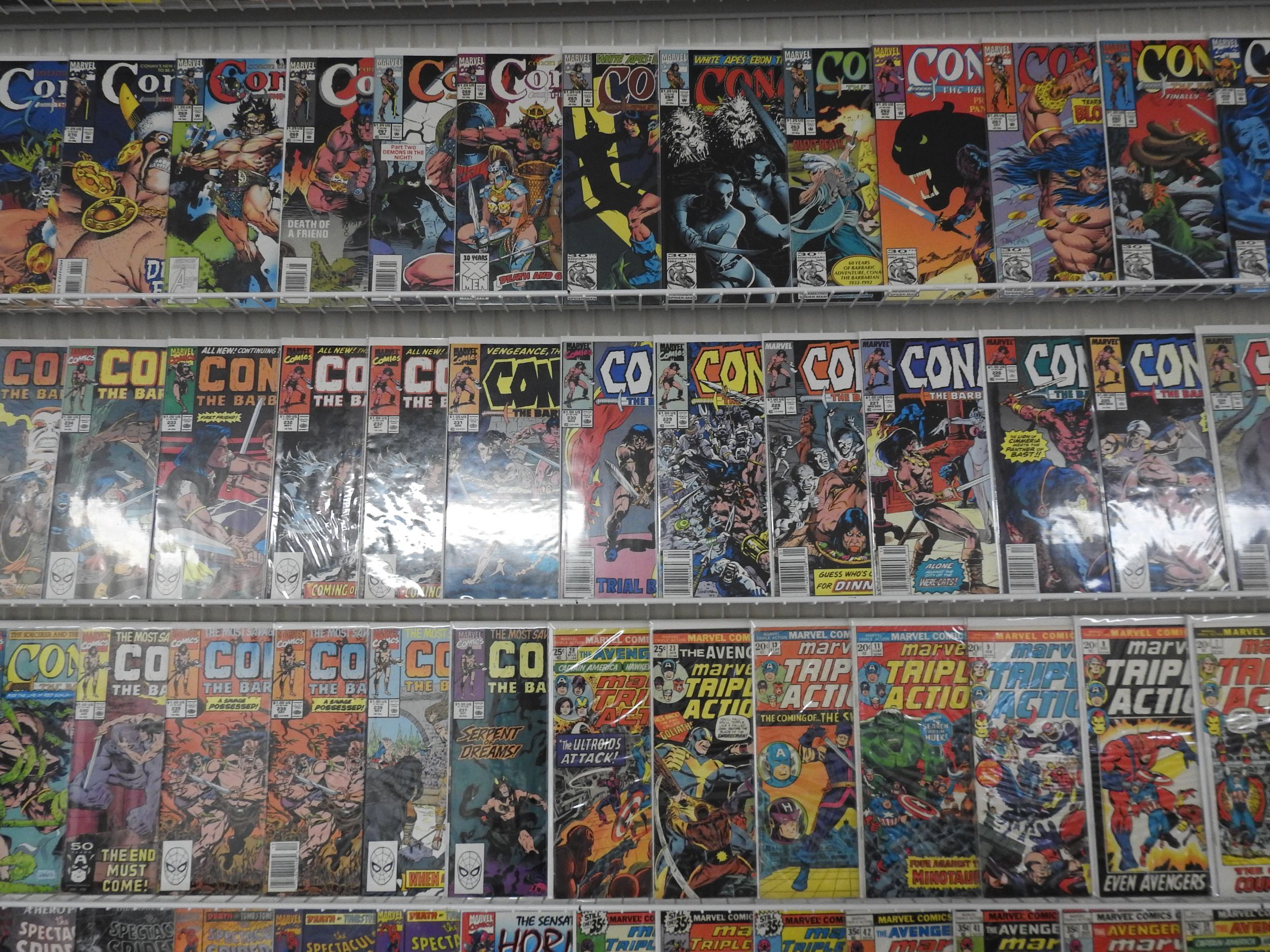 Huge Lot of 140+ Comics W/ Conan, Marvel Triple Action, +More! Avg. FN ...