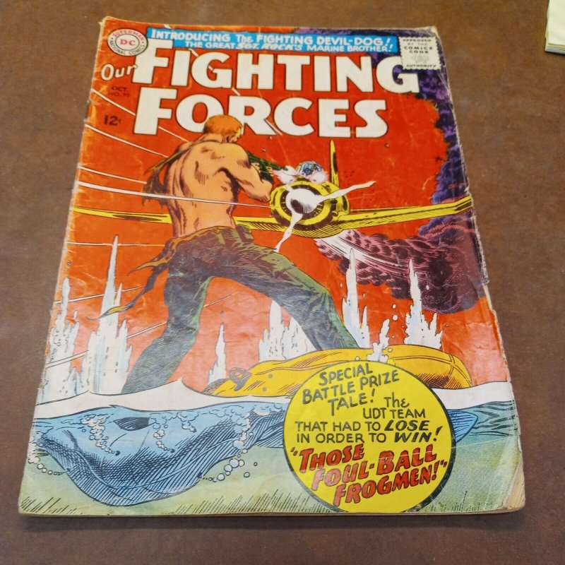 Our Fighting Forces #95 1965 Silver age DC War Comic First Devil Dog appearance | Comic Books ...