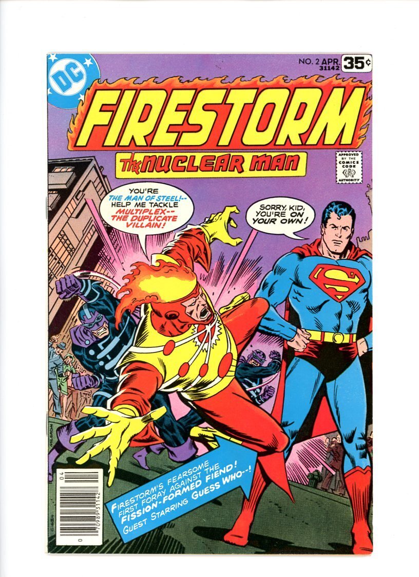Firestorm #2 1978 F First Appearance of Multiplex! Superman Guest Stars ...