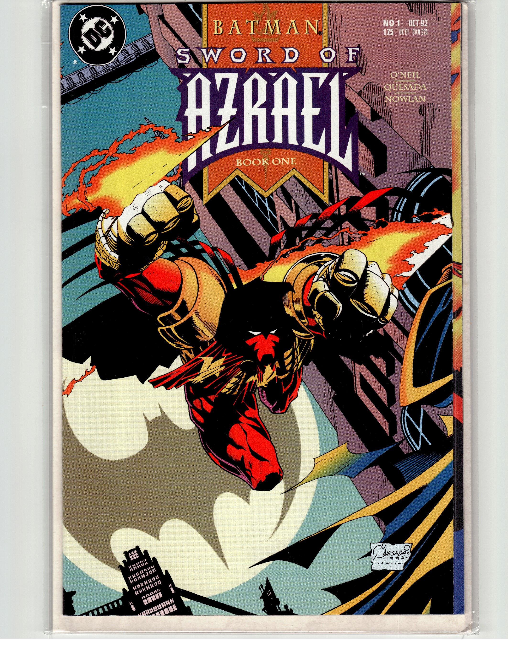 Batman: Sword of Azrael #1 (1992) Azrael [Key Issue] | Comic Books ...