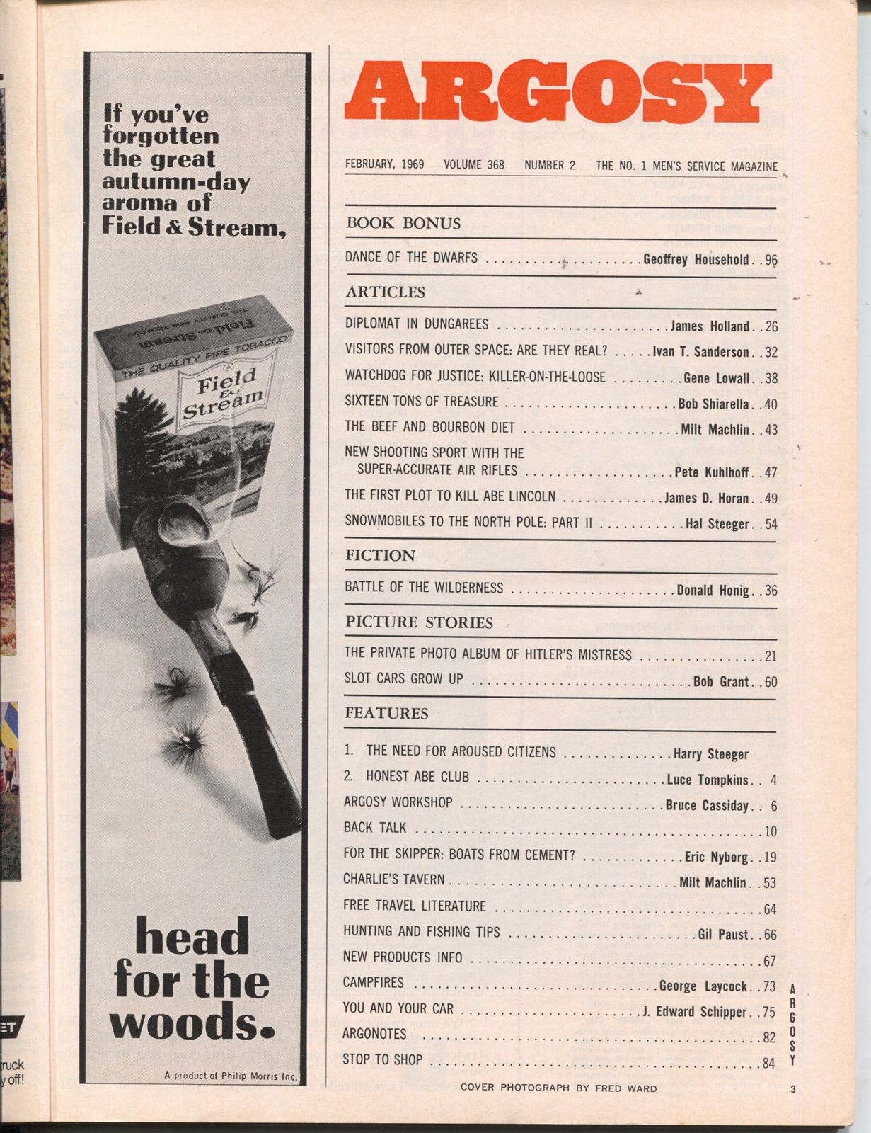 Argosy 9/1969-Popular-Lincoln assassination-Eva Braun-Hitler-Nazi-pulp ...