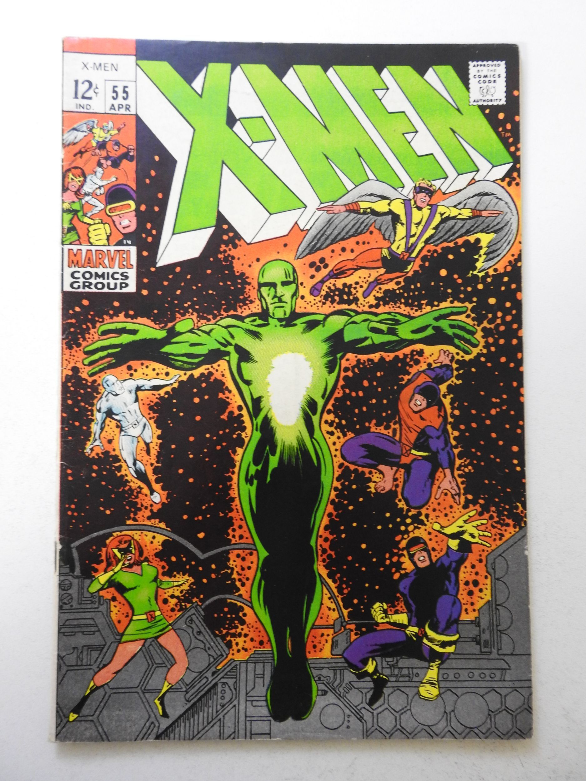 The X-Men #55 (1969) FN- Condition! stain front/back cover | Comic ...