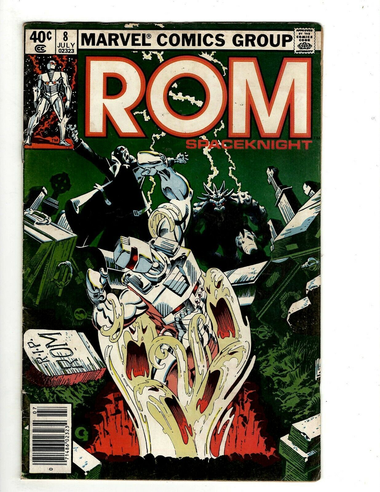 Lot Of 10 ROM Marvel Comic Books # 2 3 4 6 7 8 10 11 12 13 Spaceknight ...