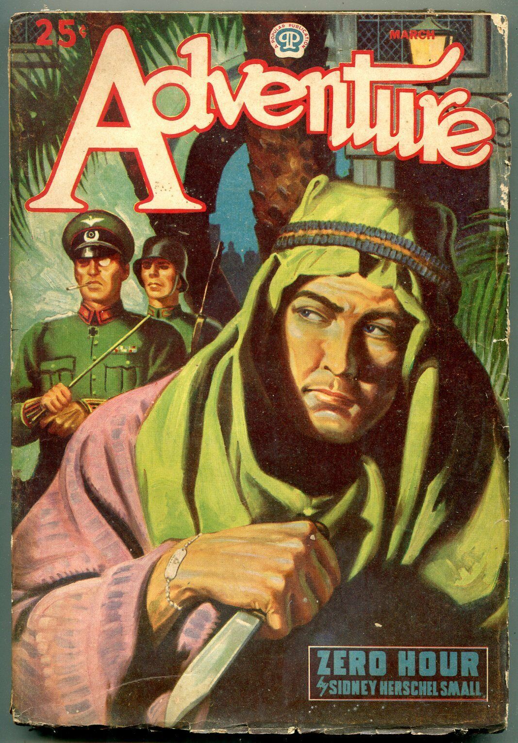 Adventure Pulp March 1944- Nazi cover- Zero Hour- Canadian edition G/VG ...