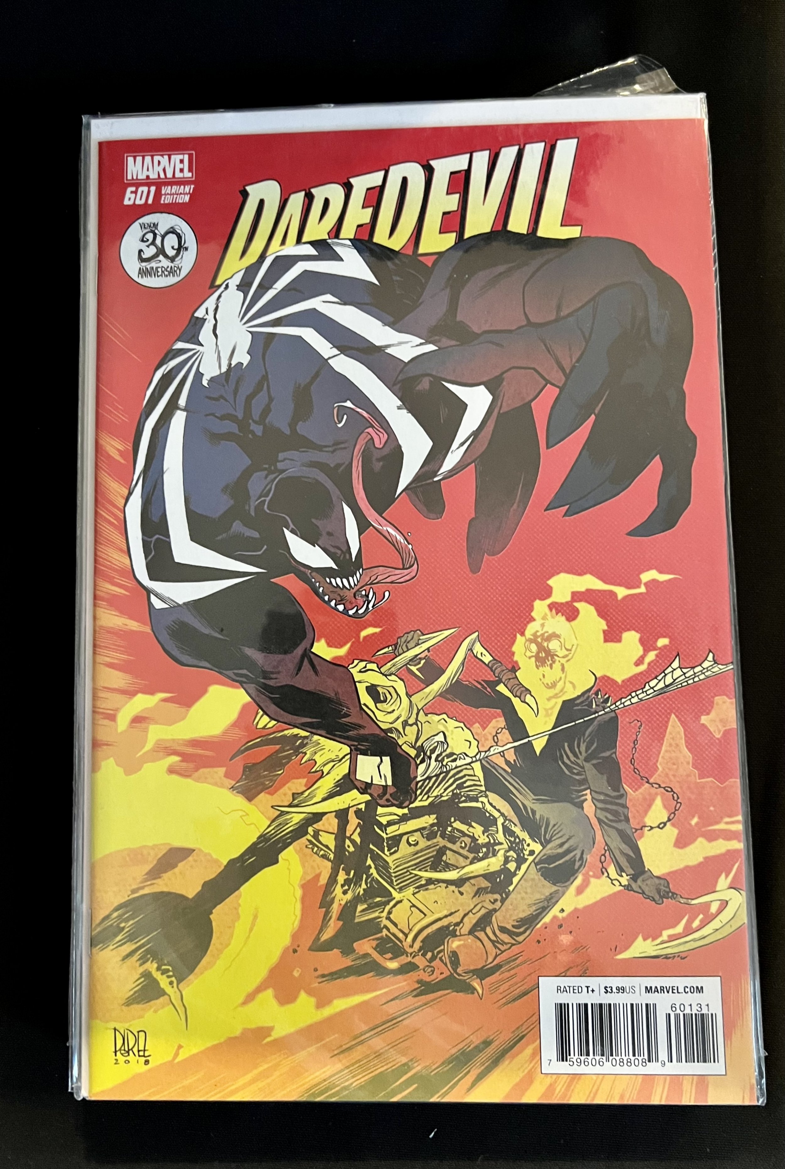 Marvel Daredevil 601 Ramon K Perez Venom 30th Anniversary Variant ...