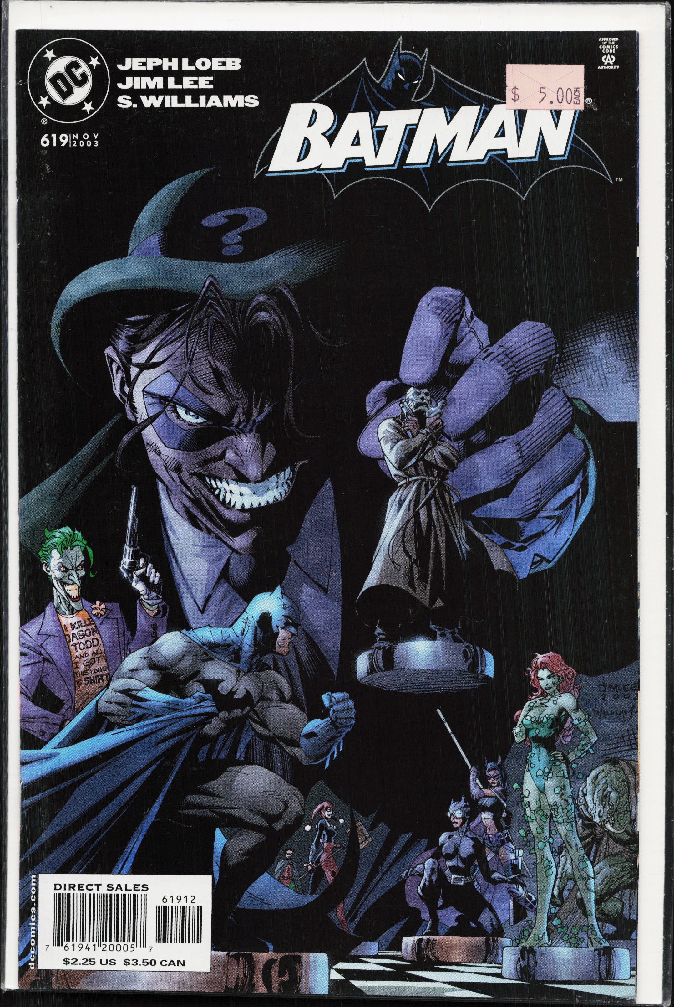Batman #619 Second Print Cover (2003) Batman [Key Issue] | Comic Books ...