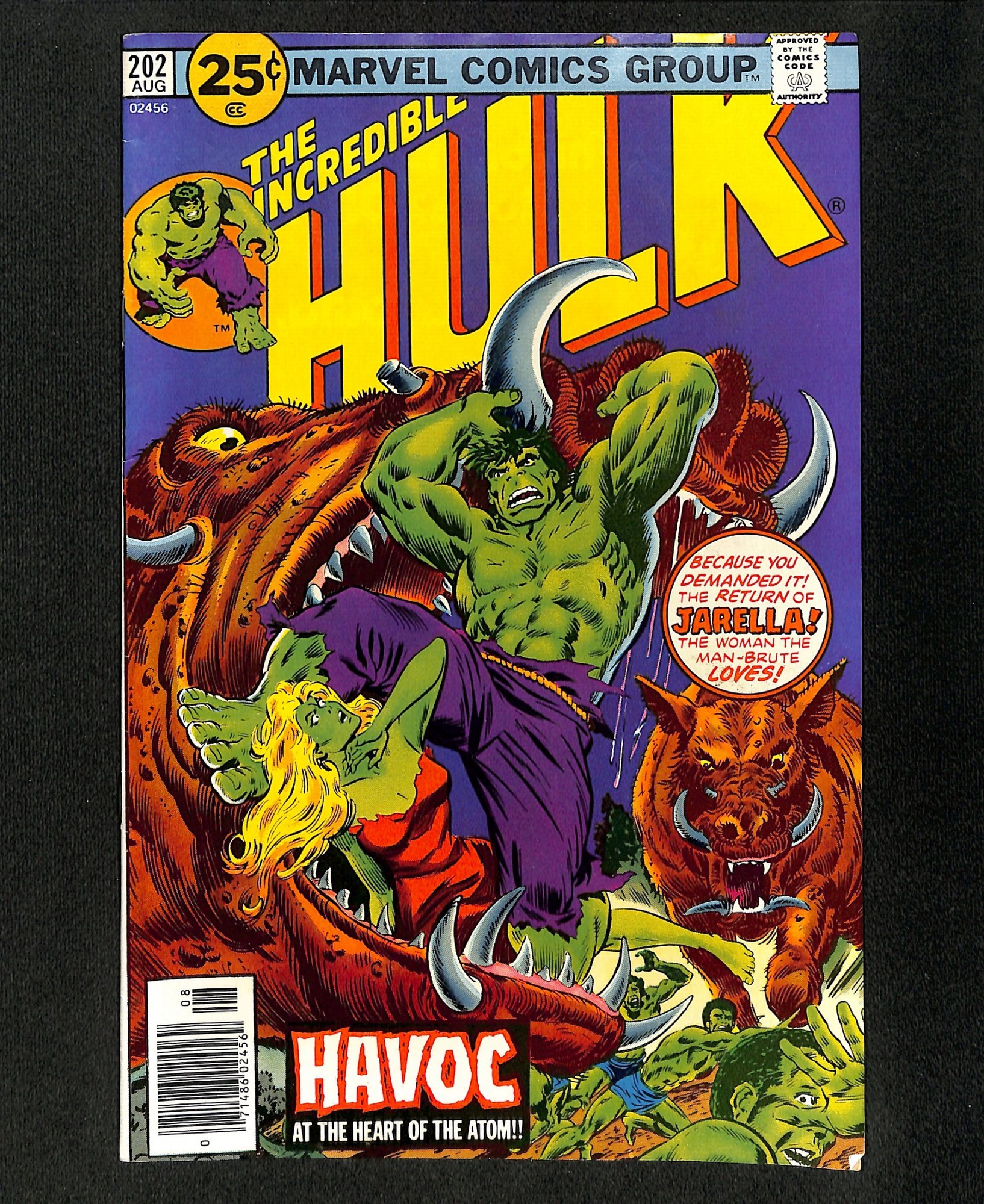 Incredible Hulk (1962) #202 Jarella! | Full Runs & Sets, Marvel ...