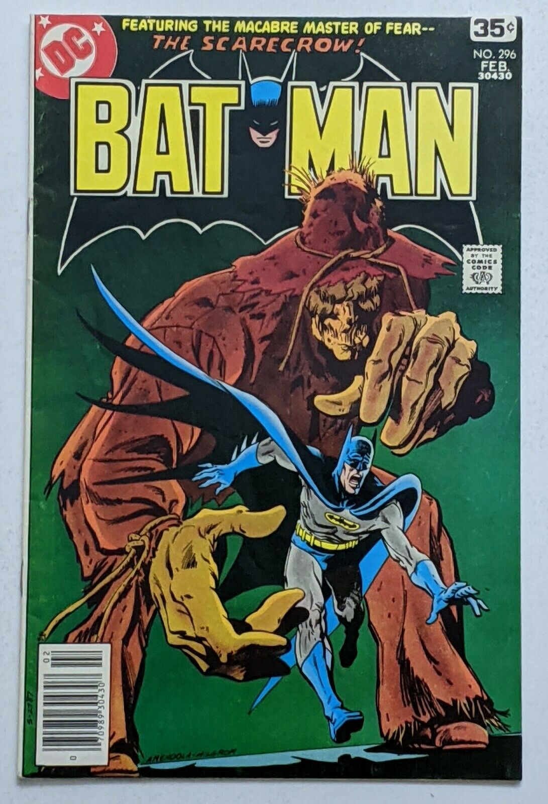 Batman #296 (Feb 1978, DC) FN- 5.5 Scarecrow appearance | Comic Books ...