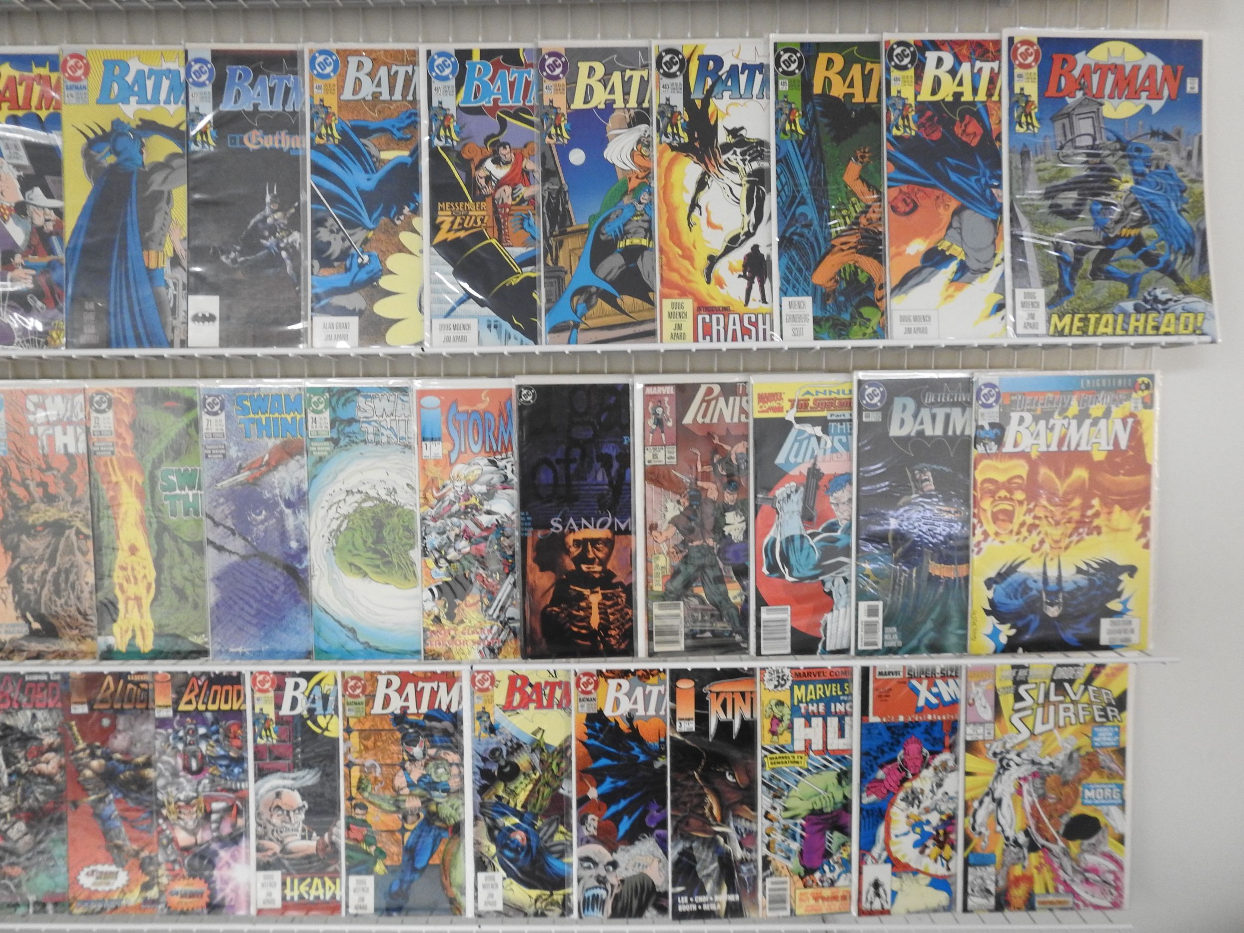 Huge Lot of 140+ Comics W/ Batman, Silver Surfer, Moon Knight! Avg. VF ...