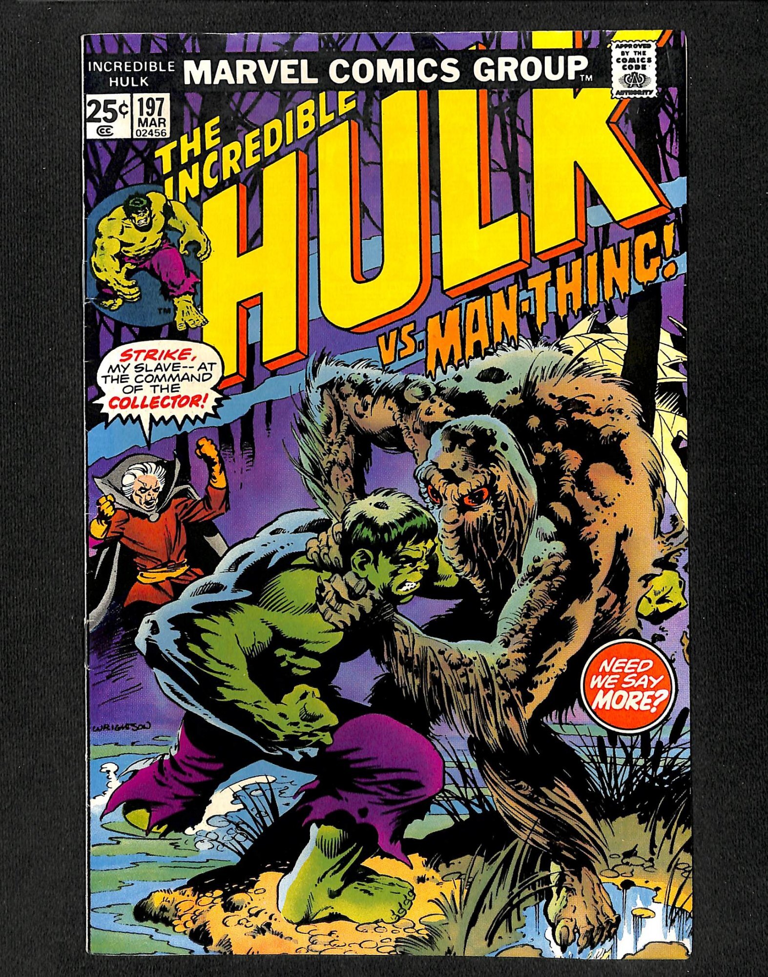 Incredible Hulk (1962) #197 Man-Thing! | Full Runs & Sets, Marvel ...