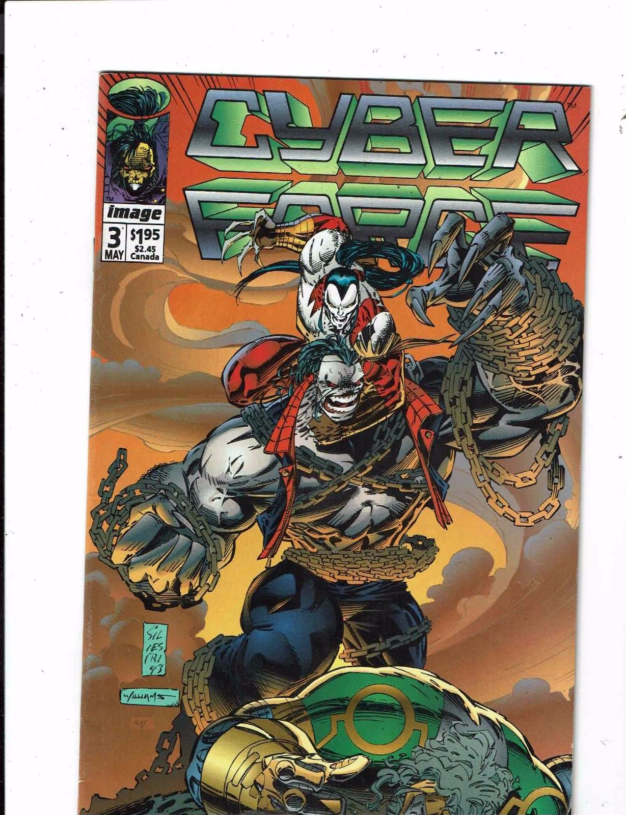 Lot Of 9 Image Comic Books Trencher # 1 (2) 2 3 4 + Cyber Force # 1 (2 ...