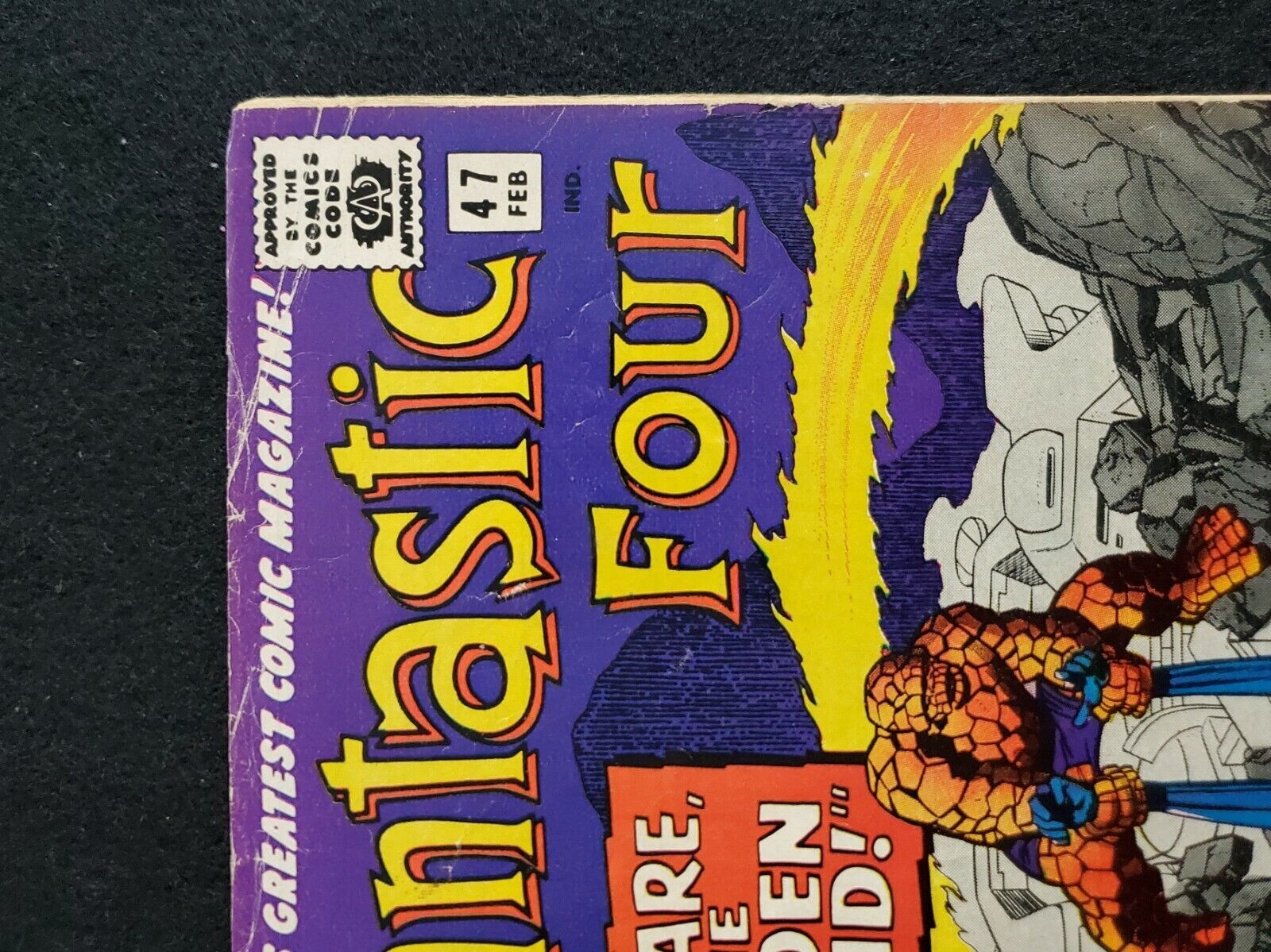 Fantastic Four #47 1st app Maximus Inhumans Lee Kirby 1966 Marvel GD/VG ...