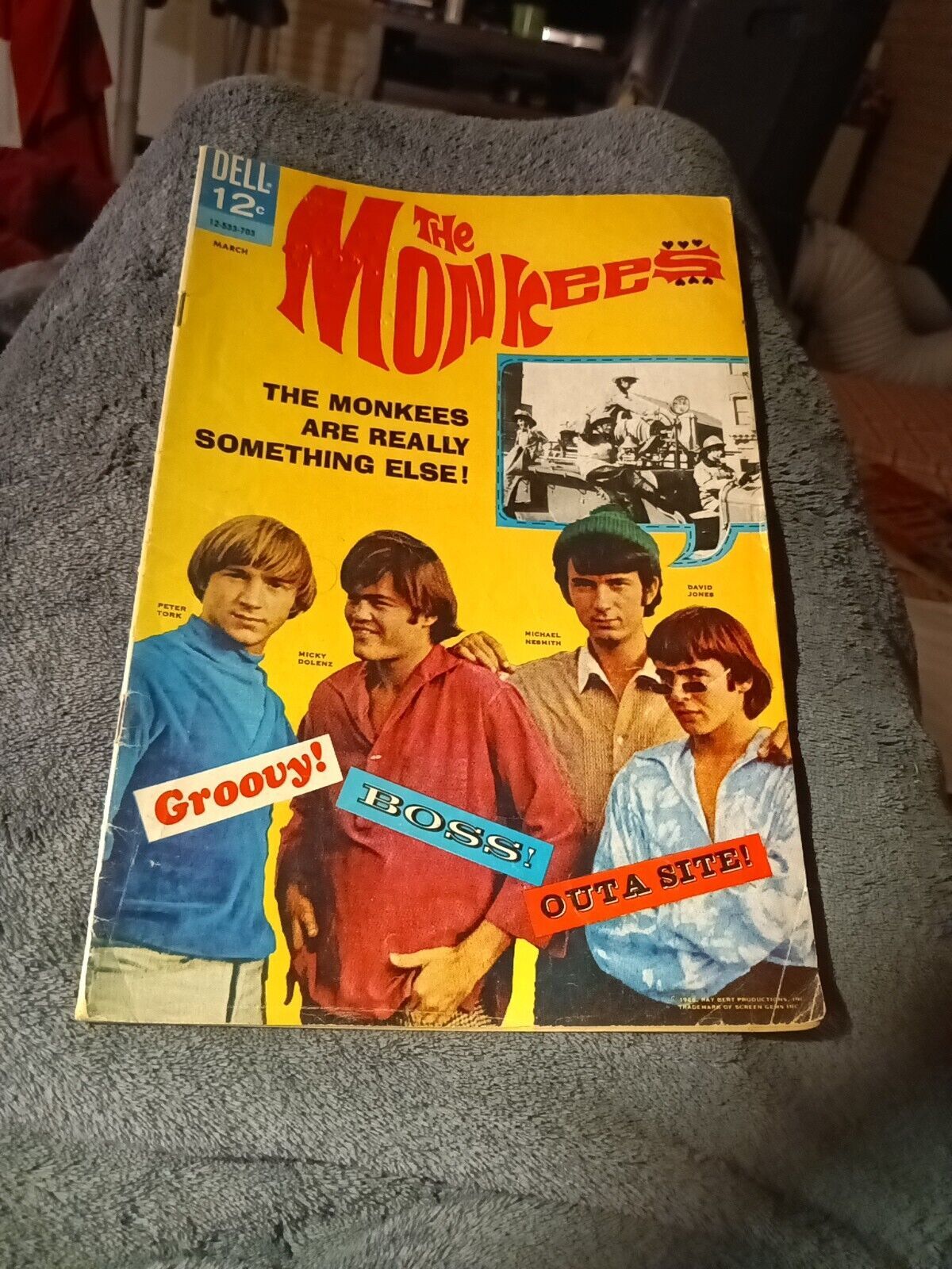 The Monkees #1 Dell Comics Comic Book 1967 Silver Age Music Photo Cover ...