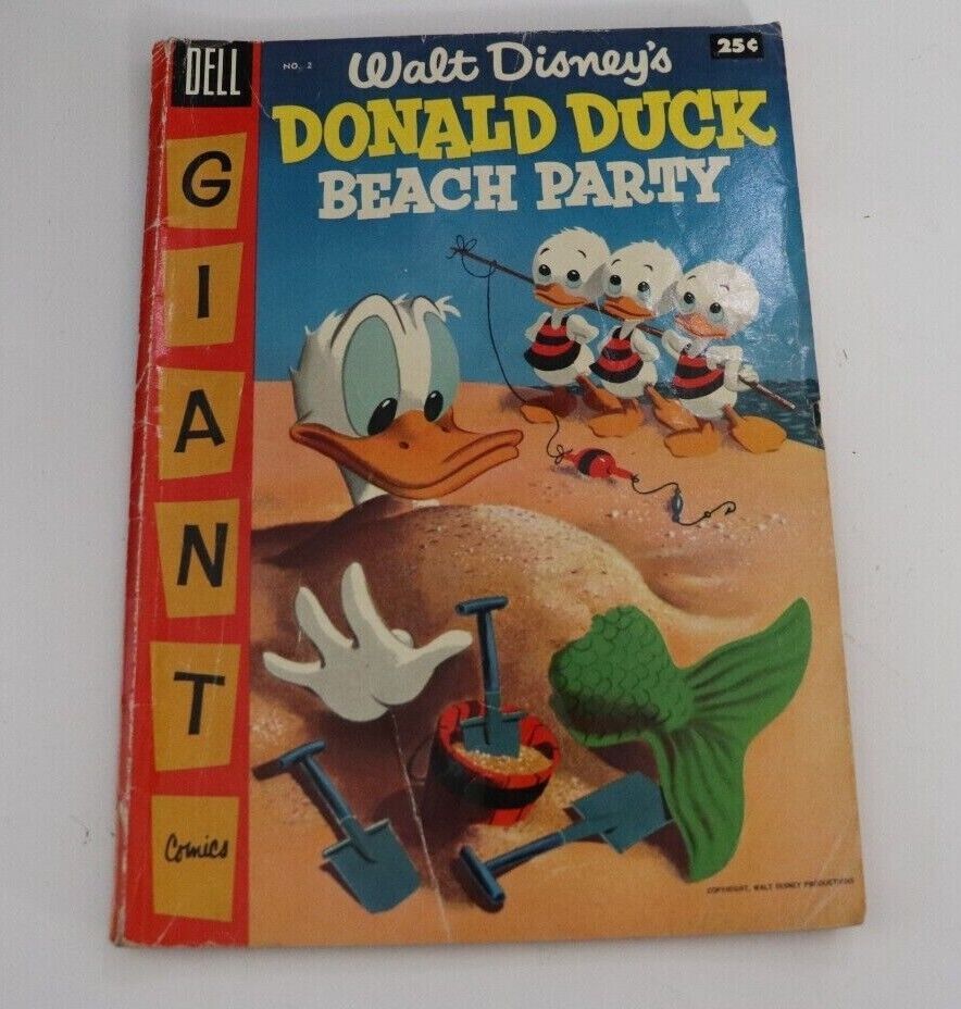 Donald Duck Beach Party #2 1955 Dell Comics | Comic Books - Modern Age ...