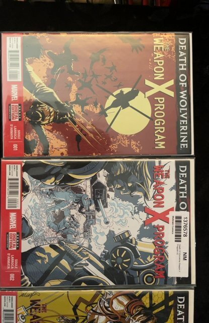 Death of Wolverine: The Weapon X Program #1, 2, 3, 4, (2015) | Comic ...