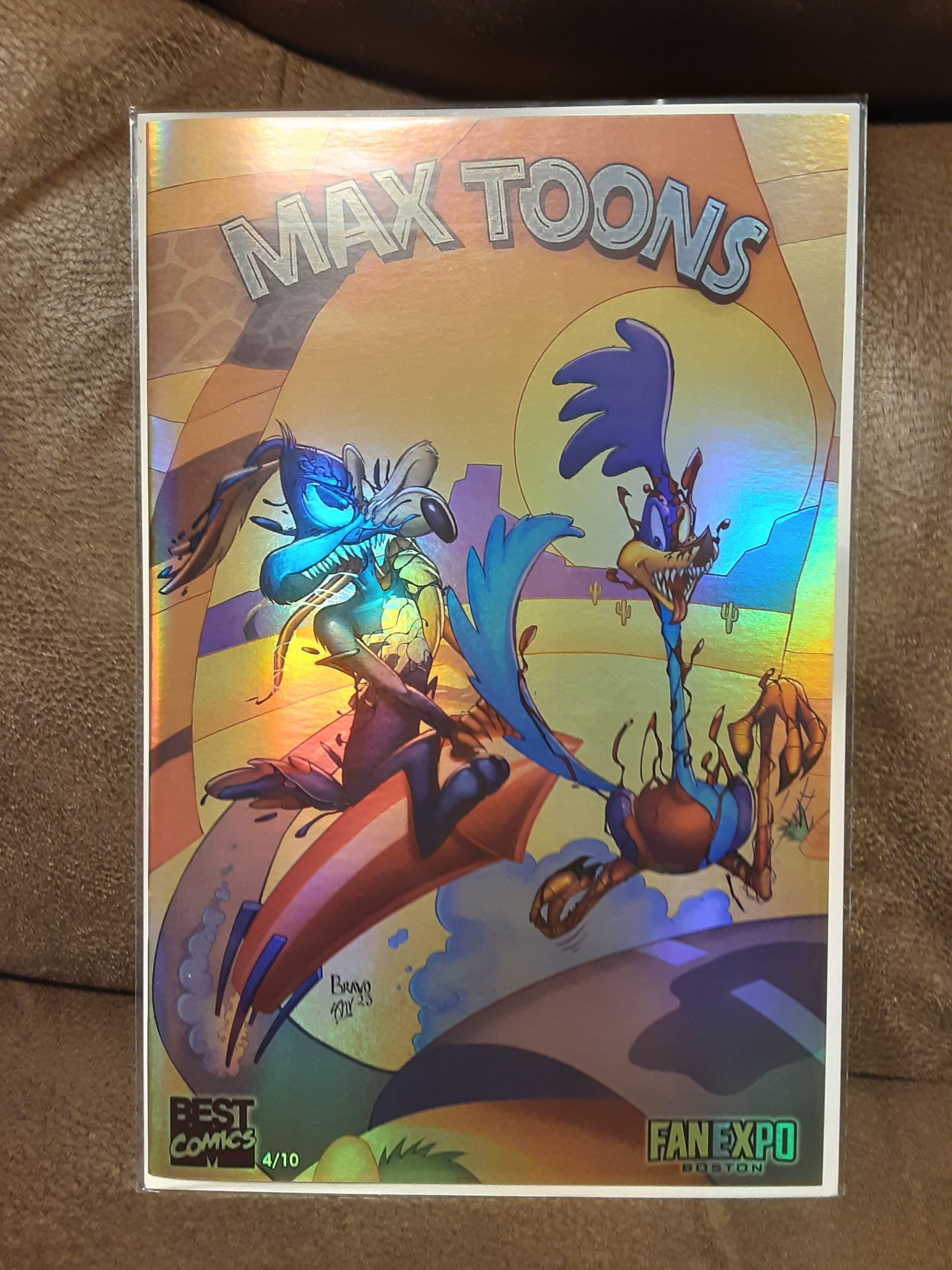 Max Toons - Venomized Wiley Coyote and Roadrunner Foil - Boston Fan ...