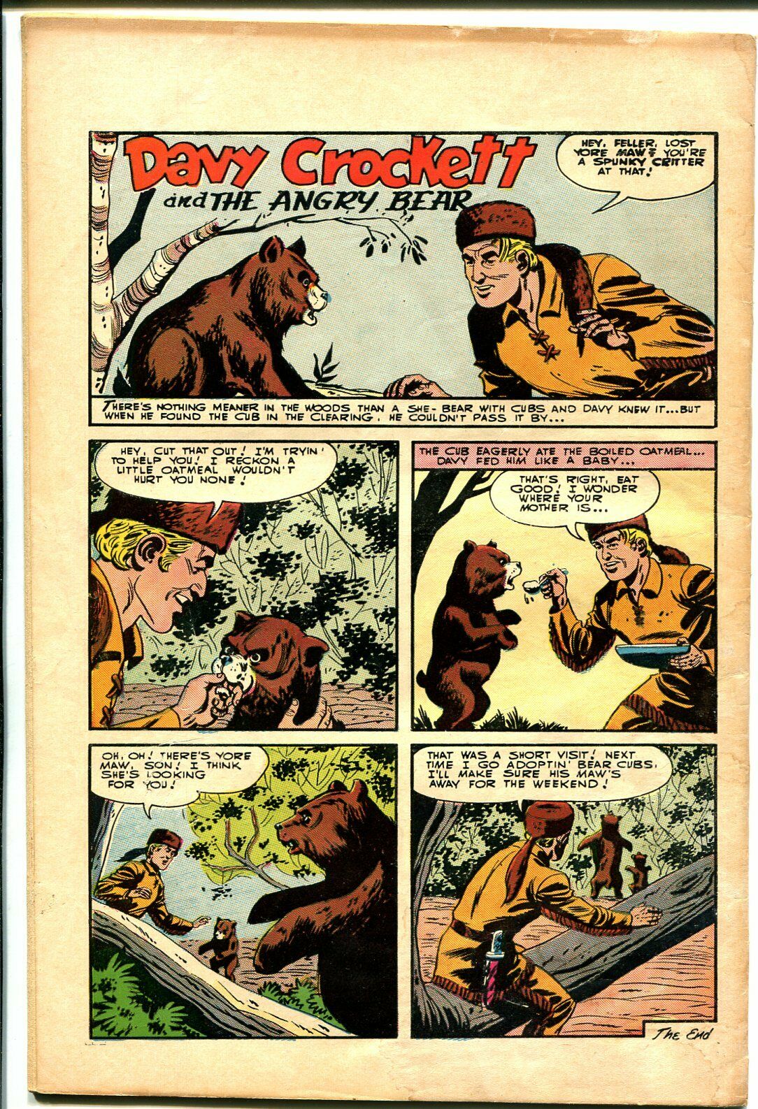 Wild Frontier #1 1955-Charlton-1st issue-Davy Crockett-Iriquois Trail ...