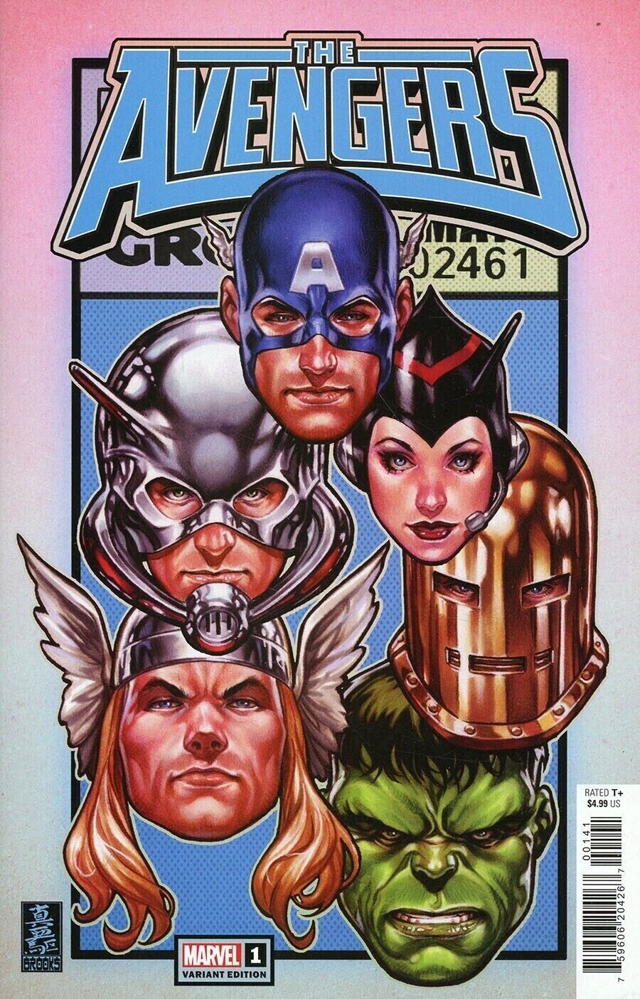 Avengers #1 Brooks Corner Box Variant Marvel 2023 EB70 | Comic Books ...