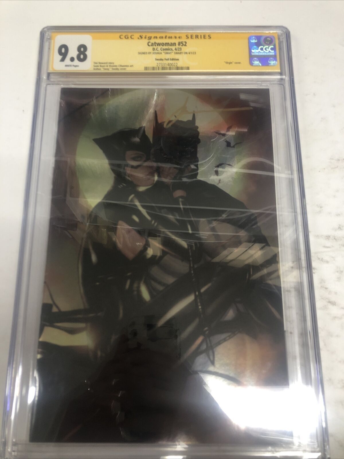 Catwoman (2023) #52 (CGC 9.8 SS) Signed Joshua Swaby T. Howard Story ...