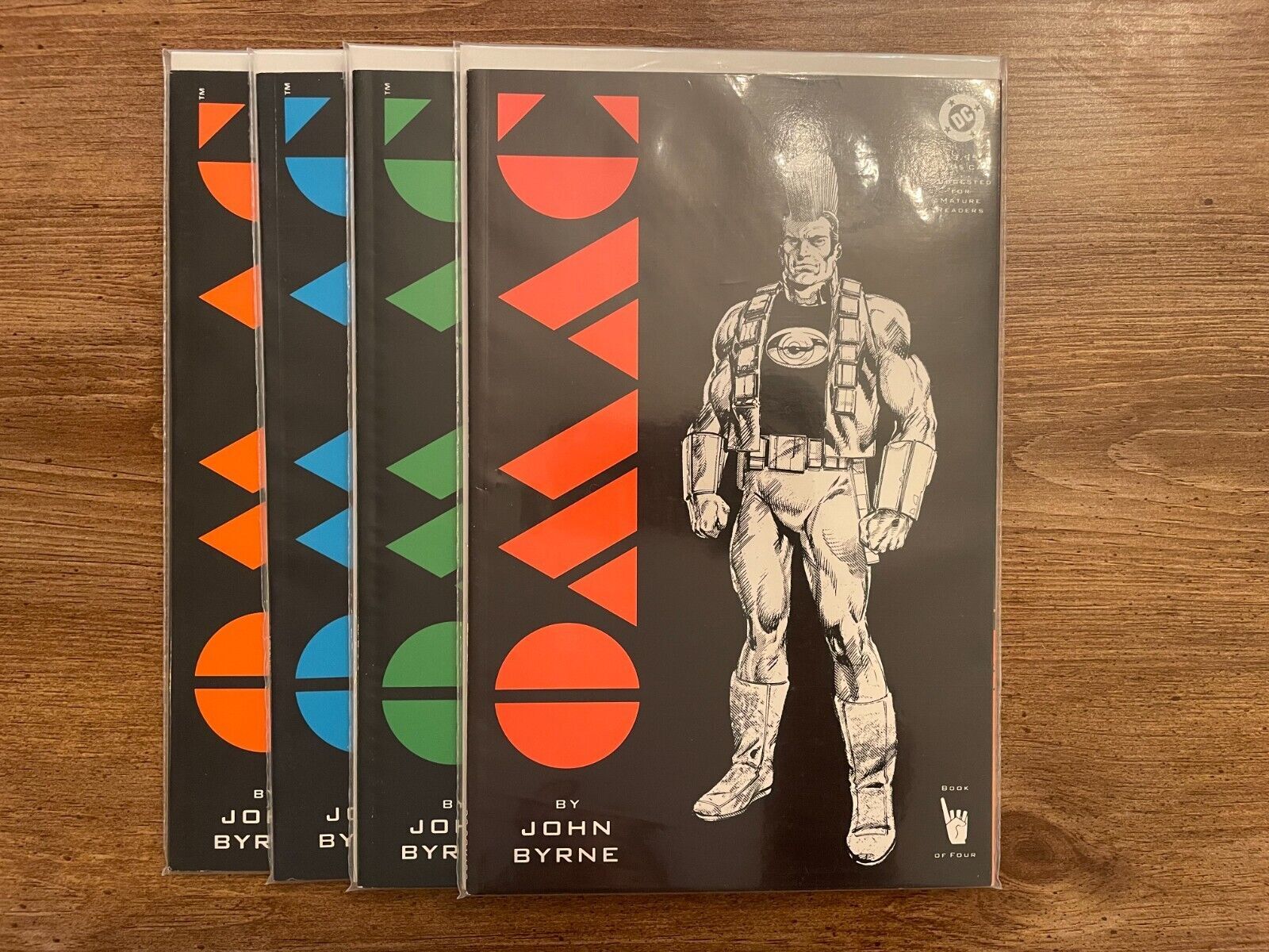 OMAC Complete DC Comics LTD Series # 1 2 3 4 NM John Byrne Series CM21 ...