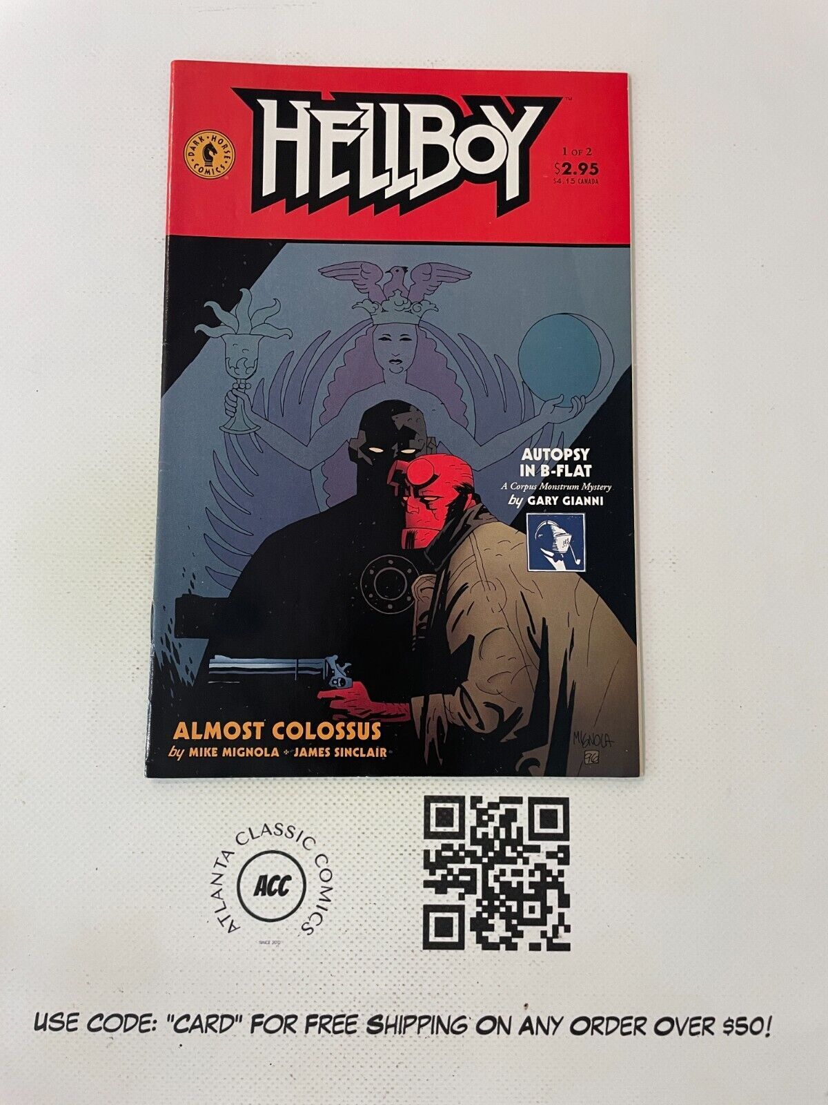 Hellboy Autopsy In B-Flat # 1 NM Dark Horse Comic Book Mike Mignola 4 ...