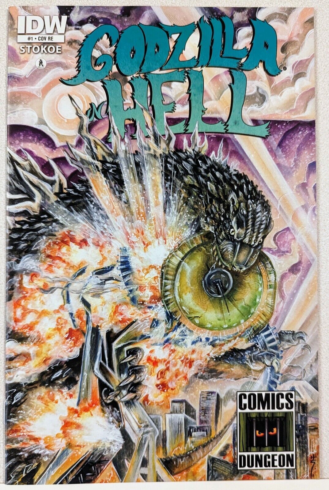 Godzilla In Hell # 1 NM Comics Dungeon Exclusive Variant Rare Beyond ...