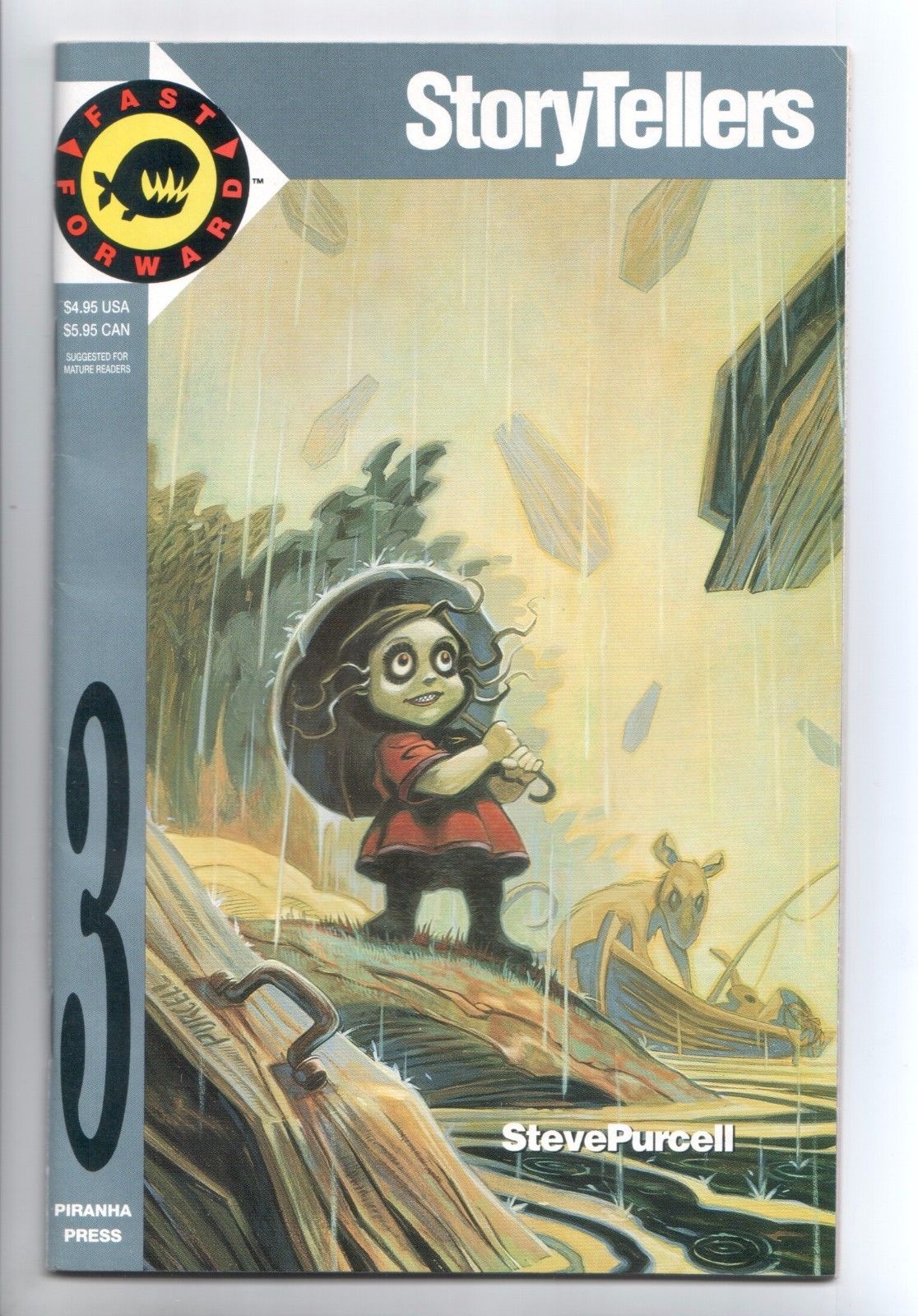 Fast Forward #3 - StoryTellers / Sam Keith Art (Piranha, 1993) - VF ...