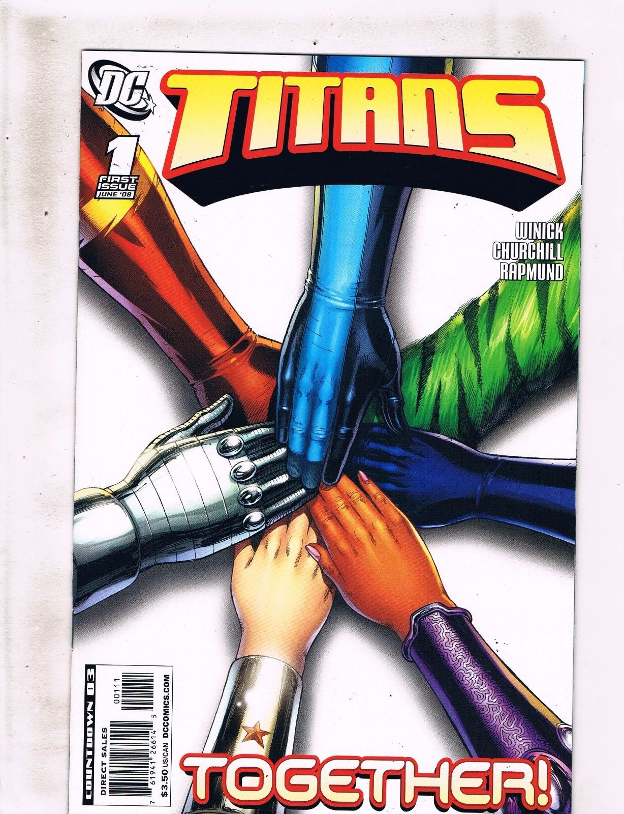 Lot of 5 Titans DC Comic Books #1 2 3 4 5 Trigon Nightwing Starfire ...