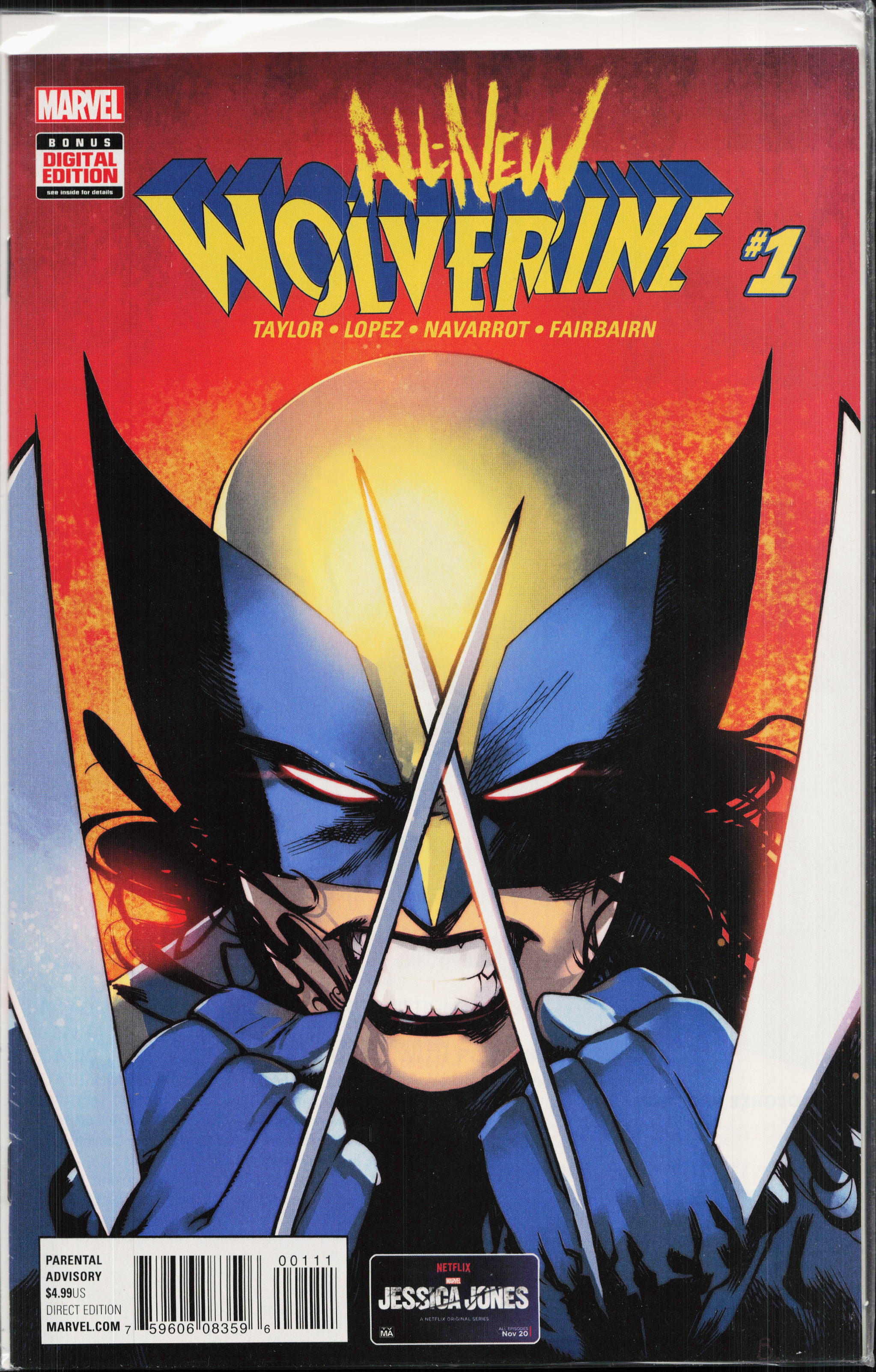 All-New Wolverine #1 (2016) Wolverine [Key Issue] | Comic Books ...