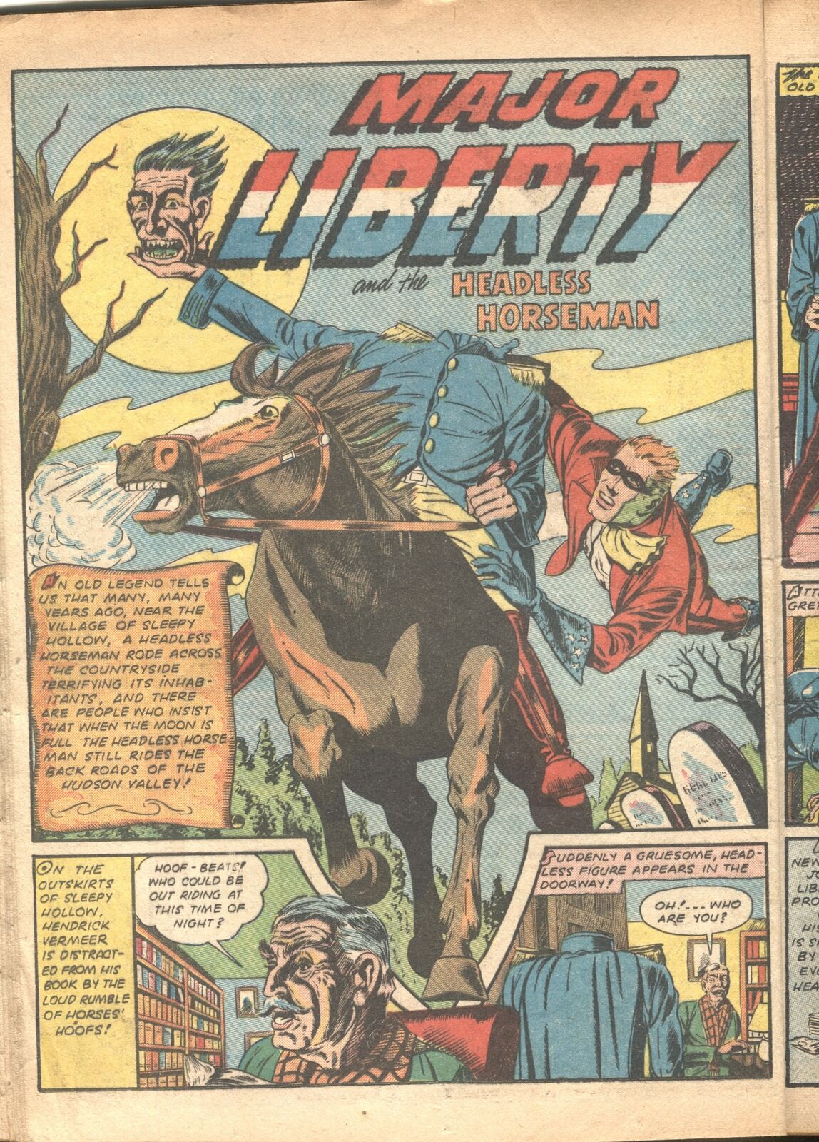 USA Comics #3-1941-Timely-Major Liberty-Capt Terror-Rockman-Incomplete ...