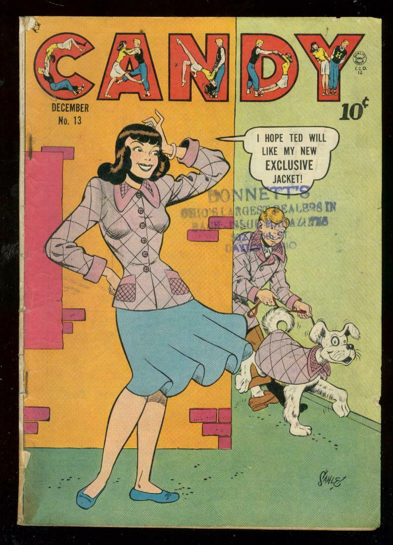 Candy Comics #13 1949-Dog Cover-Romance-Sahle Art-Very Good VG | Comic ...