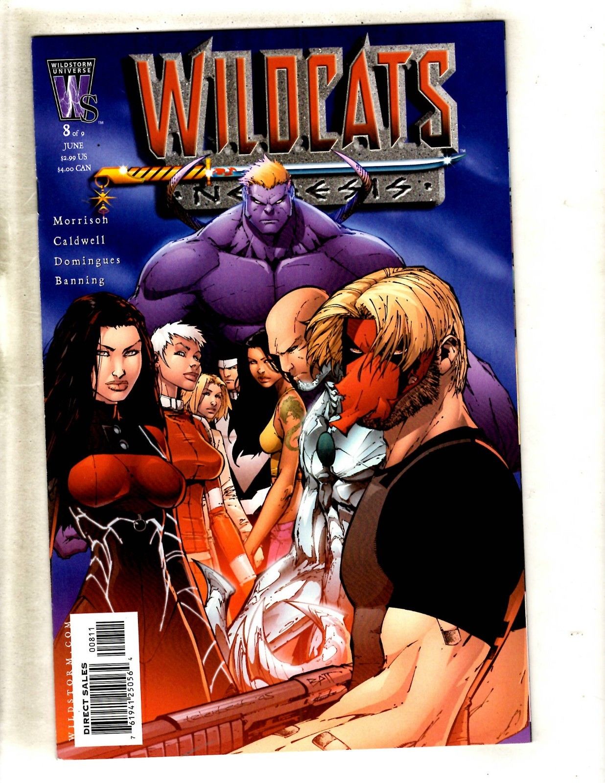 Lot Of 6 Wildcats Wildstorm Comic Books # 1 49 50 1 3 8 Grant Morrison ...