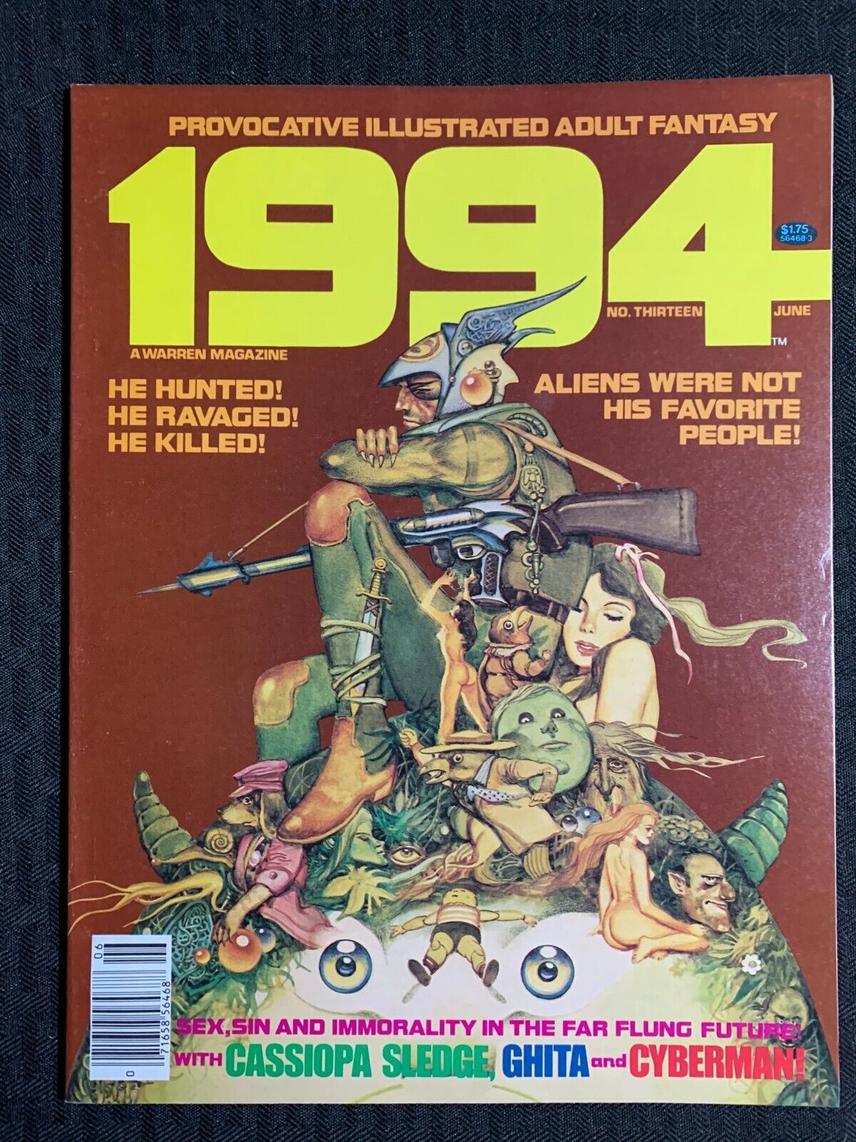 (1980) 1994 Warren Fantasy Magazine #13 FVF 7.0 Nebres Nino / Frank ...