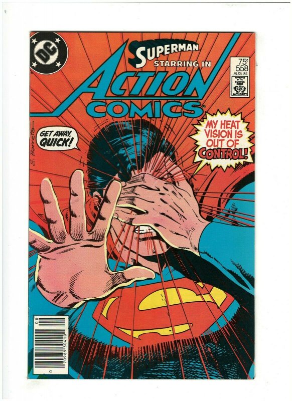 Action Comics 558 VF 8.5 Newsstand DC Comics 1984 Superman | Comic ...