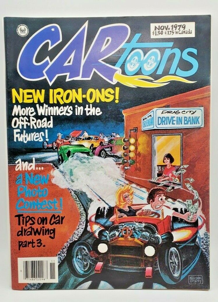 1979 CARTOONS Magazine NOV. Comic Mag ORIGINAL With IRON ONS | Comic ...