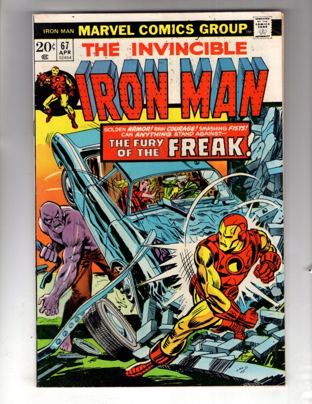 Iron Man #67 (1974) / MB#3 | Comic Books - Bronze Age, Marvel, Iron Man ...