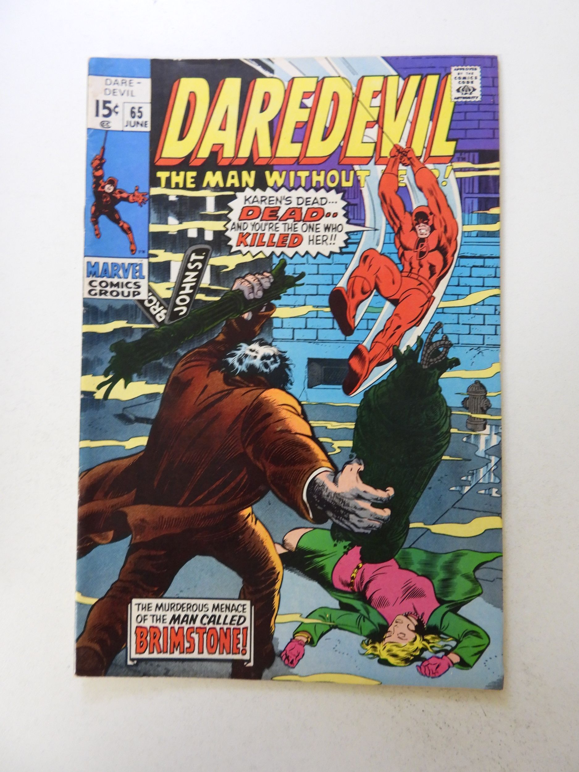 Daredevil #65 (1970) FN/VF condition | Comic Books - Bronze Age, Marvel ...