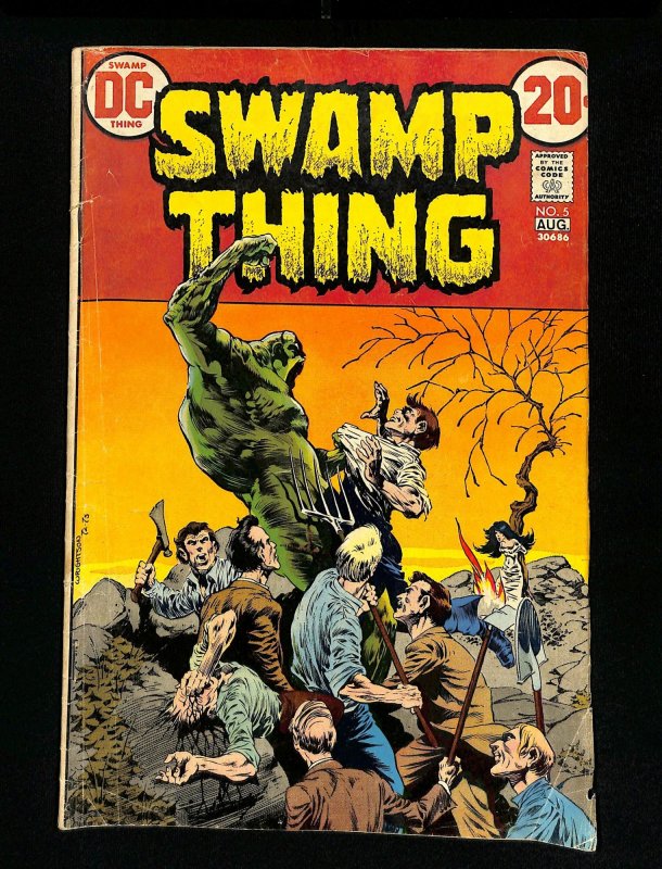 Swamp Thing #5 Bernie Wrightson Art! 1st Ravenwind! DC Comics | Full ...