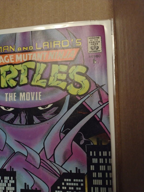Teenage Mutant Ninja Turtles The Movie Comic Book 1990 low grade Newsstand | Comic Books ...