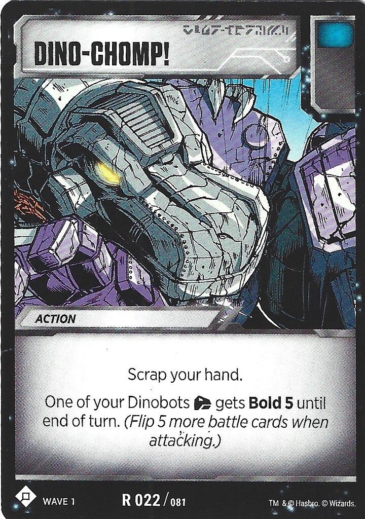 Transformers: Wave 1 - Dino-Chomp | Comic Collectibles - Trading Cards ...