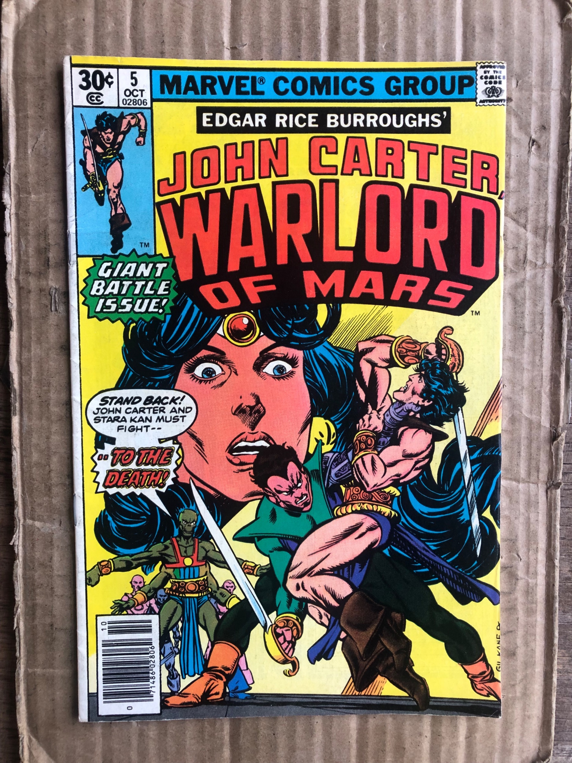 John Carter Warlord of Mars #5 (1977) | Comic Books - Bronze Age ...