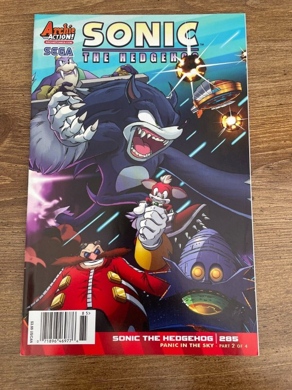 Sonic The Hedgehog # 285 NM- Archie Sega Comic Book Knuckles Tailspin ...