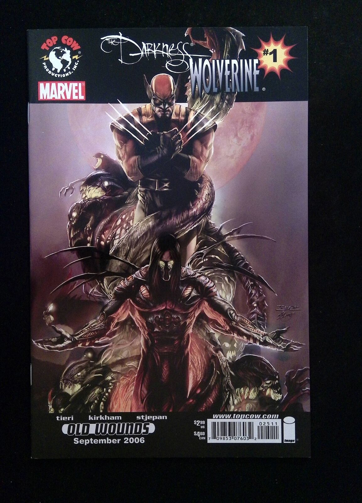 Darkness Wolverine #1 Top Cow Comics 2006 NM | Comic Books - Modern Age ...