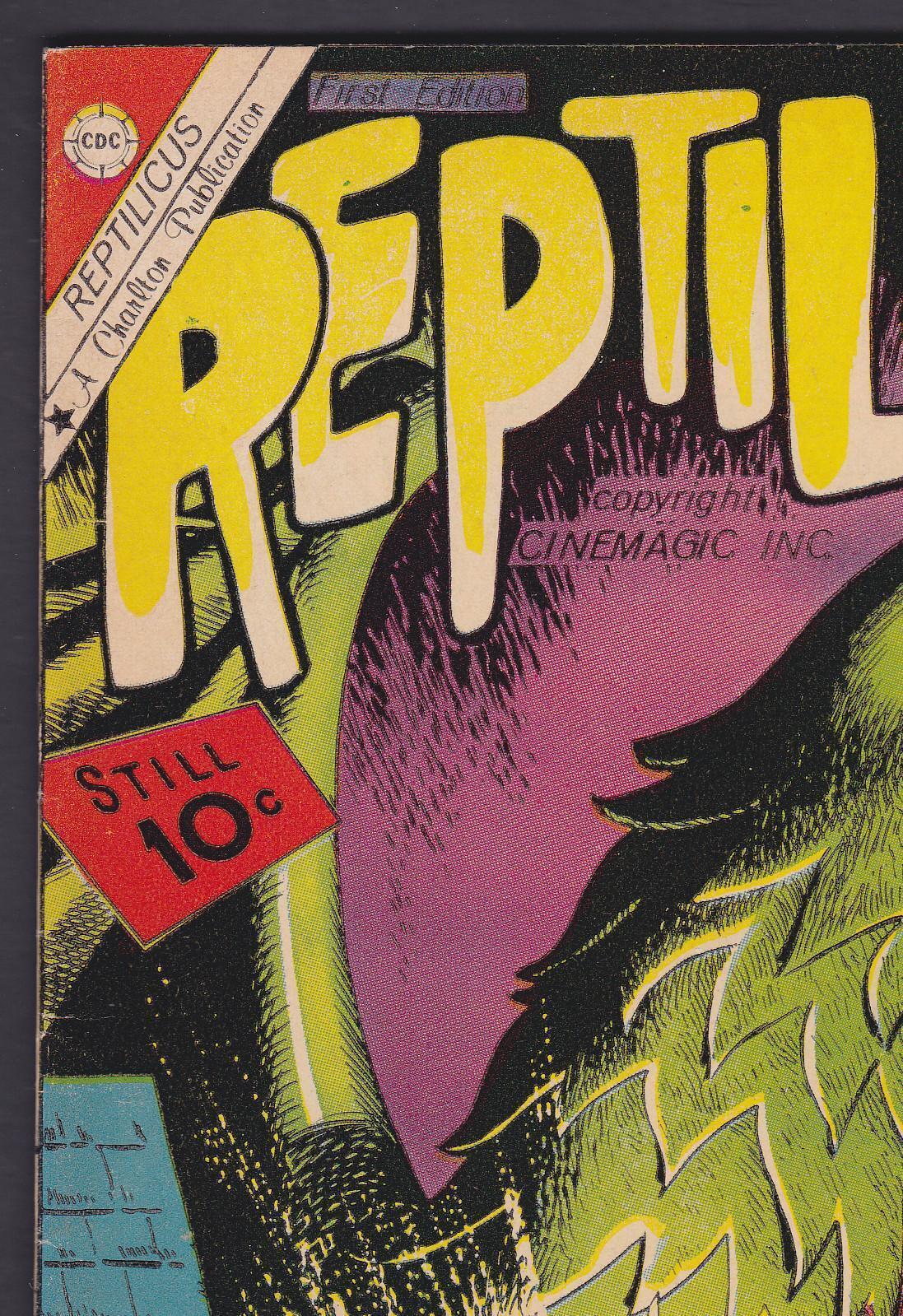 Reptilicus #1 Kaiju Monster FN+ 6.5 Charlton Comic - Aug 1961 ...