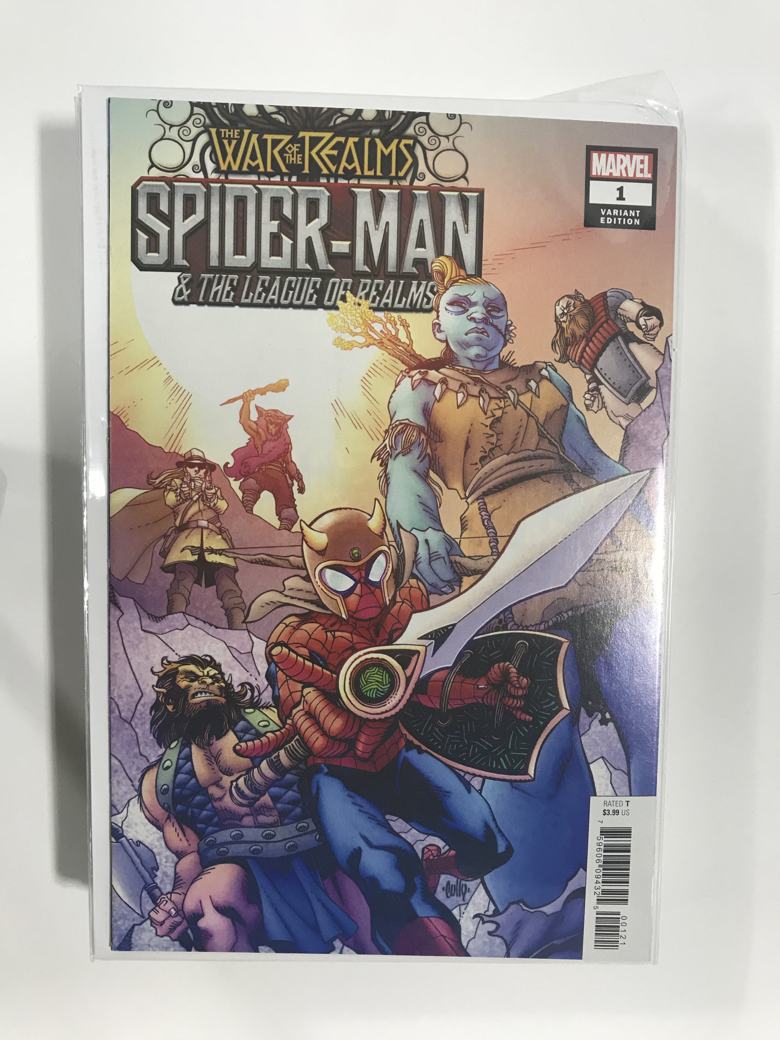 War of the Realms: Spider-Man & the League of Realms #1 Variant Cover ...