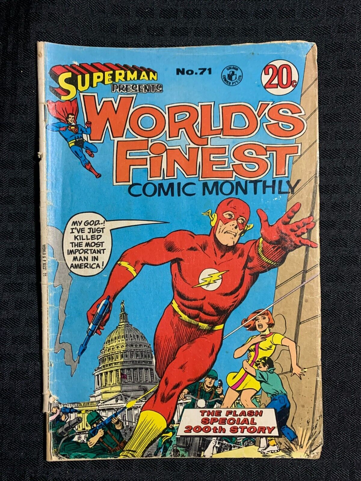 Vintage WORLD'S FINEST COMIC MONTHLY Color Comics Magazine #71 GD+ 2.5 ...