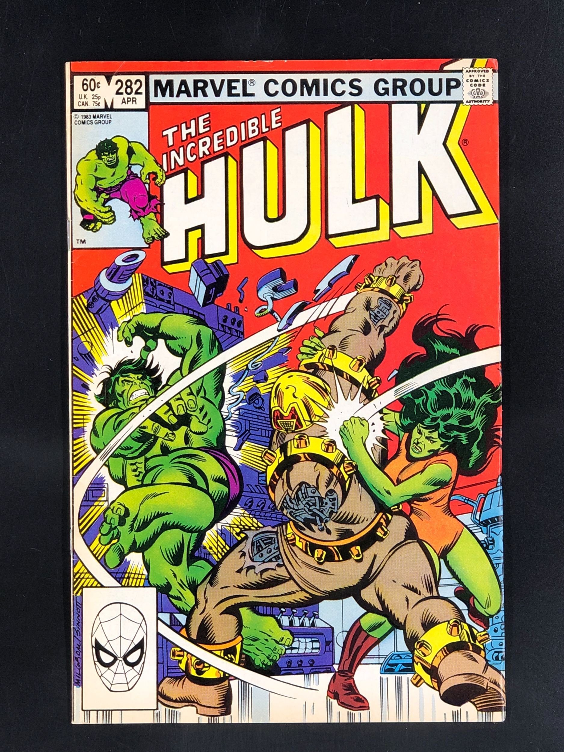 The Incredible Hulk #282 (1983) 1st Team-Up of the Incredible Hulk ...