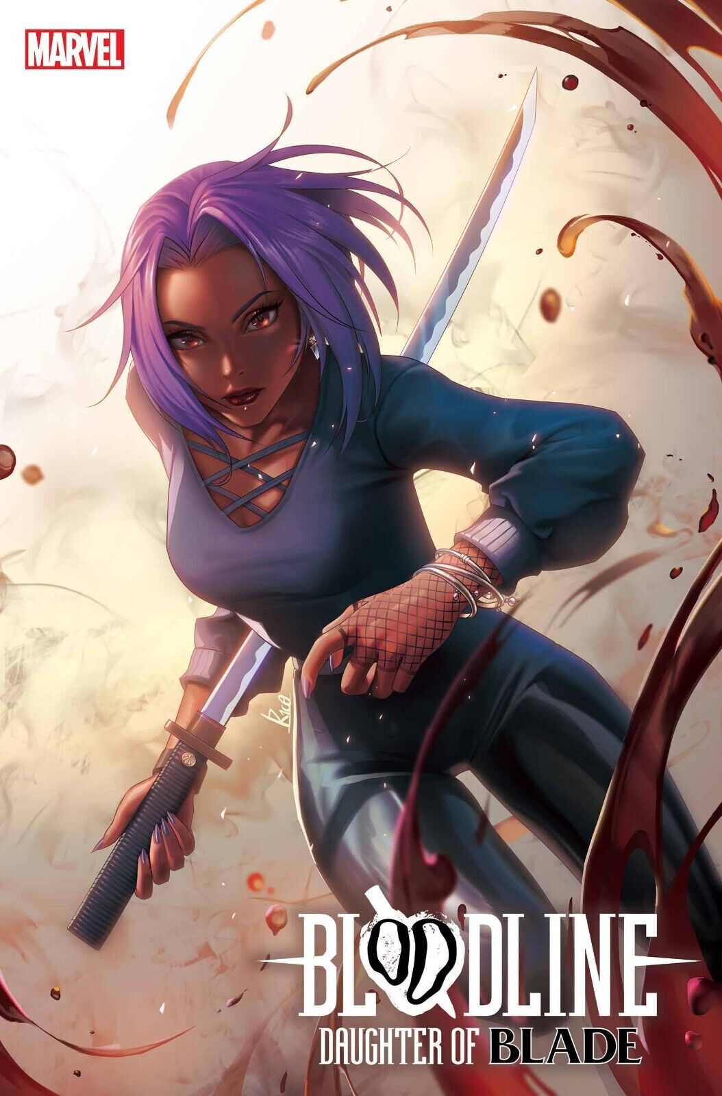 Bloodline Daughter Of Blade # 3 Variant 1:25 Cover NM Marvel 2023 Ships ...