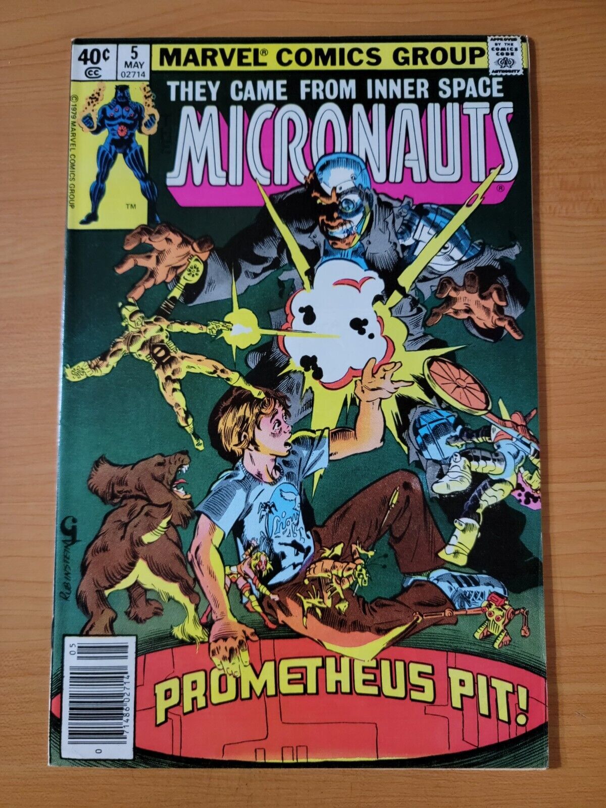 Micronauts #5 Newsstand Variant ~ NEAR MINT NM ~ 1979 Marvel Comics ...