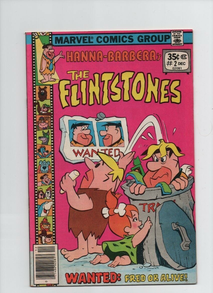 The Flintstones #2 - Wanted: Fred Or Alive! Hanna-Barbera - 1977 (Grade ...